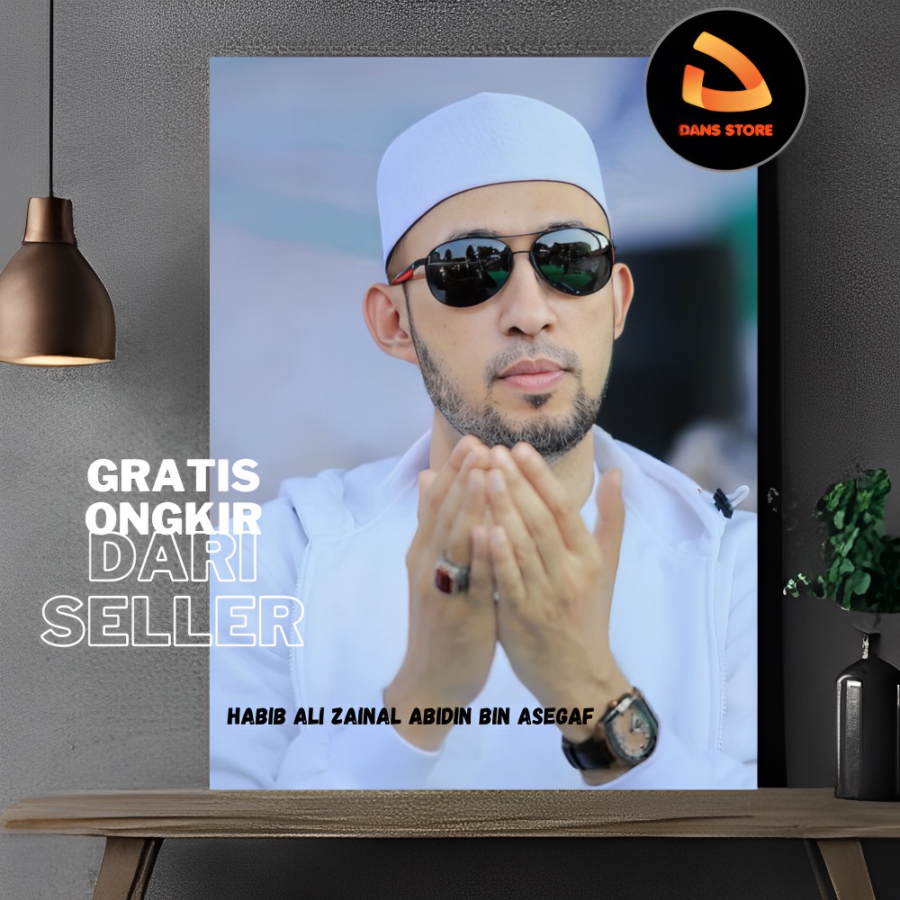 Jual Poster Habib Ali Zaenal Abidin Poster Habib Poster Kyai Poster ...