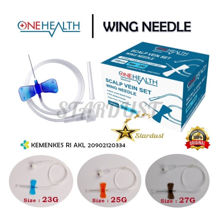 Jual ECERAN - Scalp Vein Set Wing Needle - Wing Kupu Kupu Needle - Wing ...