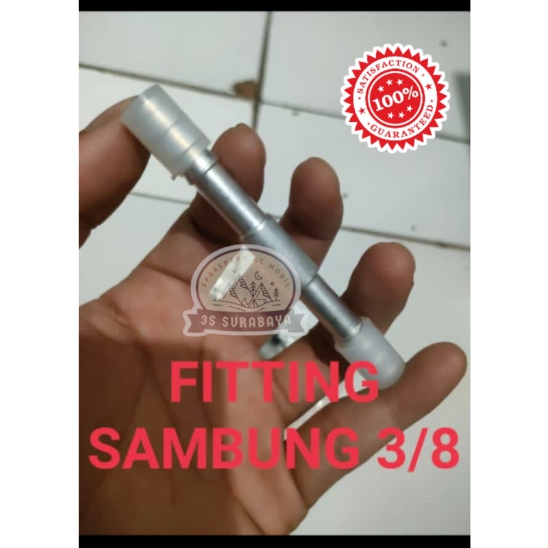 Jual Fitting Sambung 3/8 Ac Mobil Lurus Alumunium | Shopee Indonesia