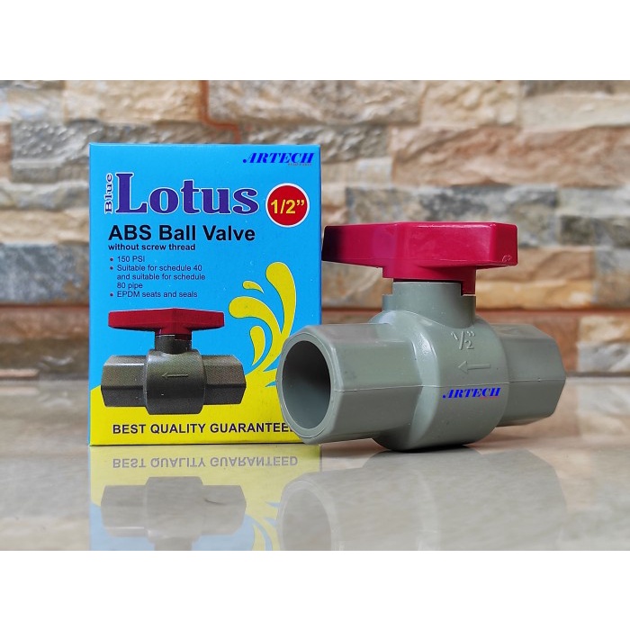 Jual LOTUS BALL VALVE / KERAN PENUTUP ALIRAN AIR 1/2 INCH HERB27 ...