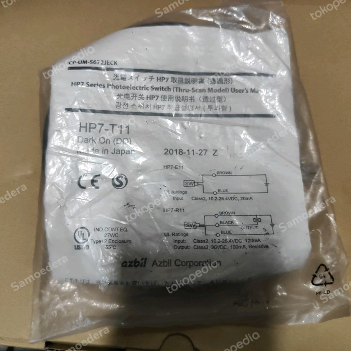 Jual Phot Hp7-T11 Photoelectric Sensor Azbil | Shopee Indonesia