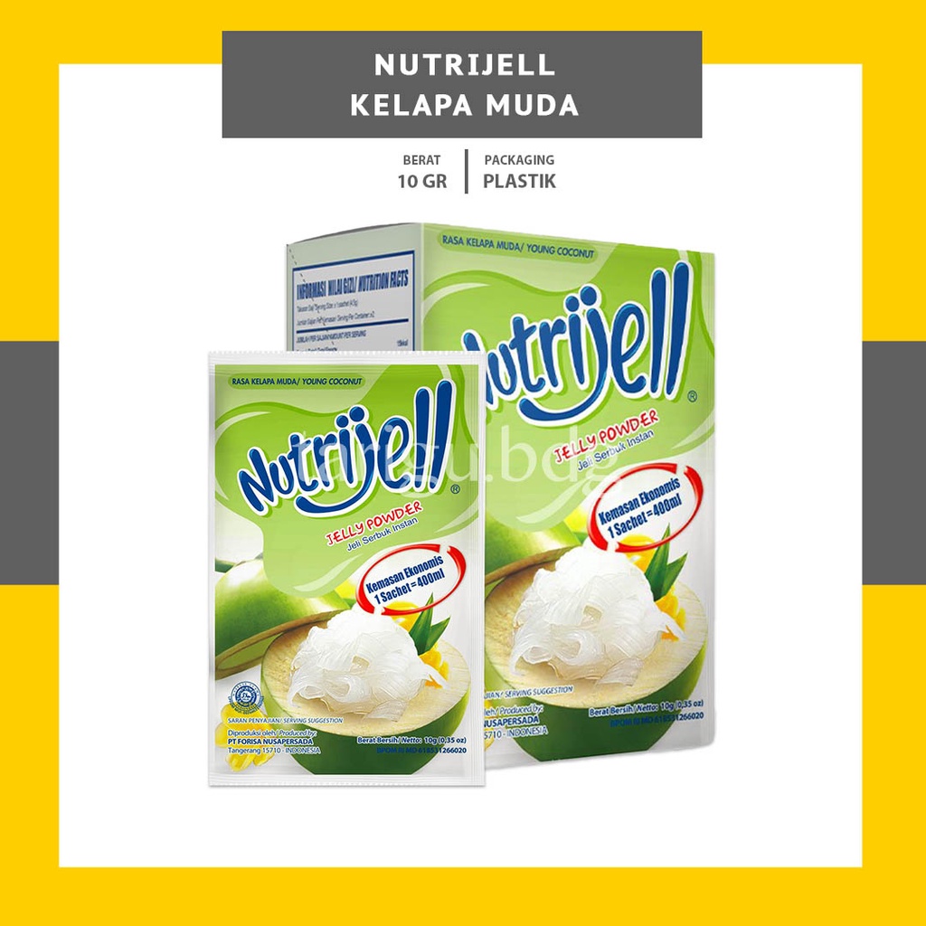 Jual NUTRIJELL JELLY POWDER 10G - JELLY POWDER PUDING JELI SERBUK ...