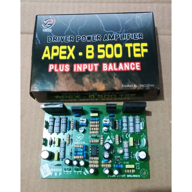Jual Driver Power Amplifier APEX B 500 TEF Input Balance VACCO | Shopee Indonesia