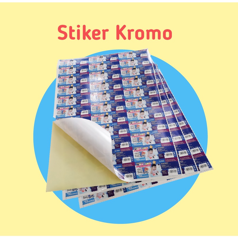 Jual Free Desain Cetak Cutting Stiker Logo Custom Sticker Label Produk ...