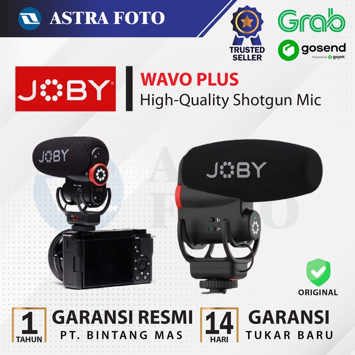 Jual JOBY Wavo PLUS On Camera Microphone - 30Hour Runtime Internal Battery | Shopee Indonesia