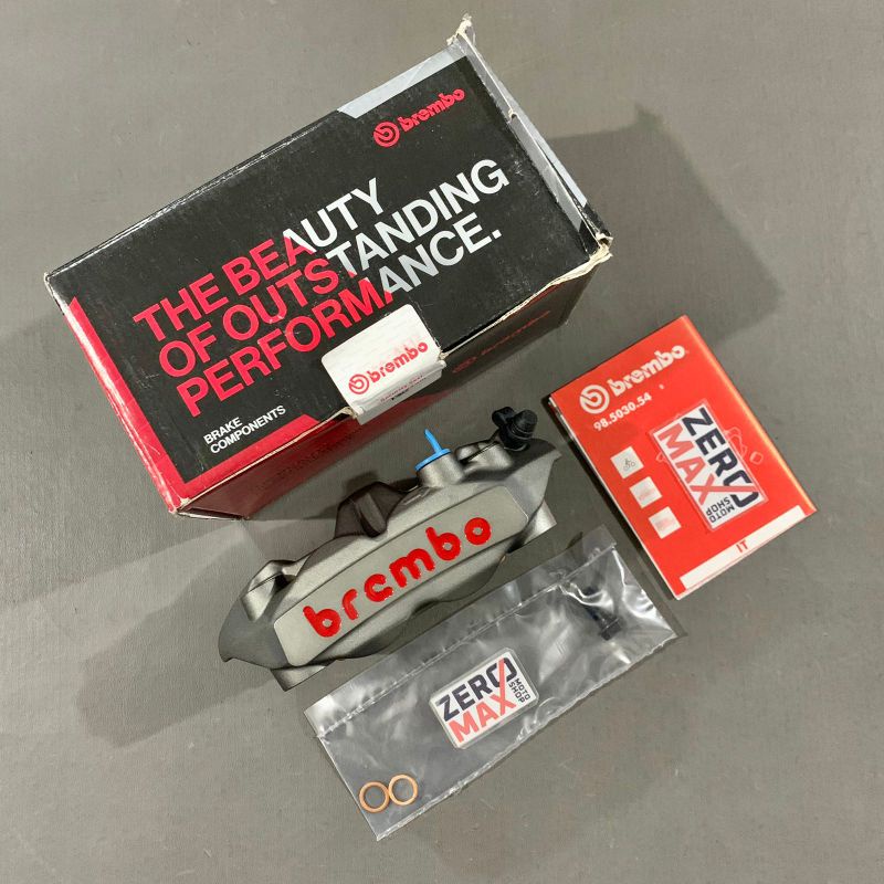 Jual Kaliper Brembo Radial Monoblock M4 108mm Grey Kanan Original Italy | Shopee Indonesia