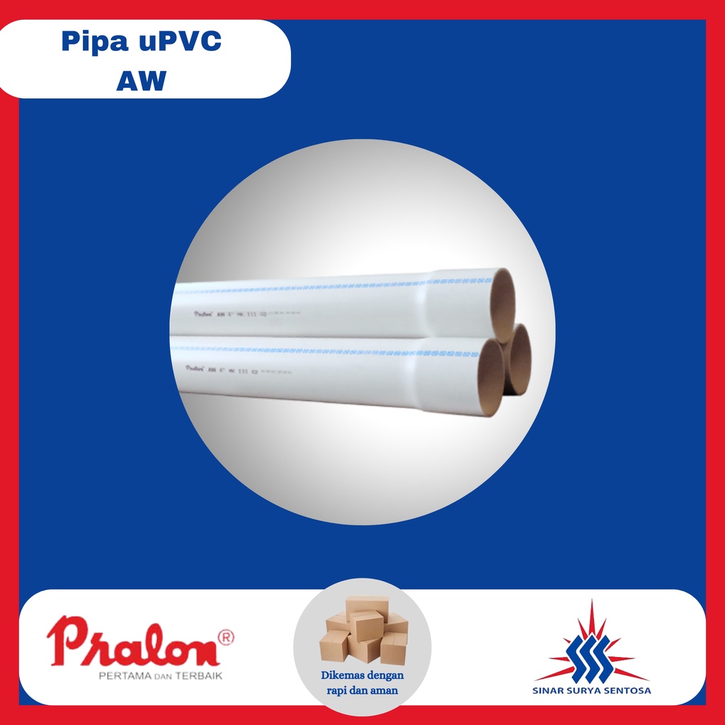 Jual Pipa PVC AW Pralon 3", 4', 5", 6", 8" | Shopee Indonesia