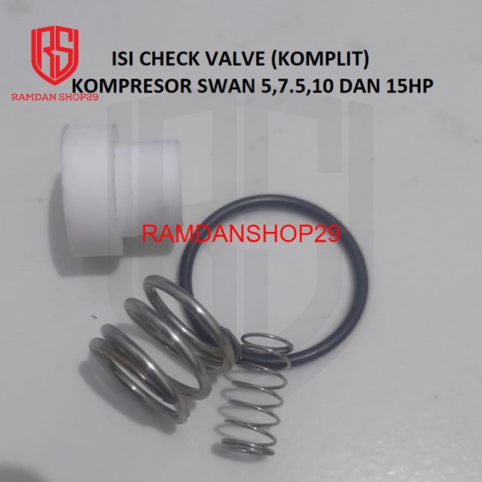 Jual Komp Isi Check Valve Kumplit (Set) Kompresor Swan 5Hp, 7,5Hp, 10Hp ...