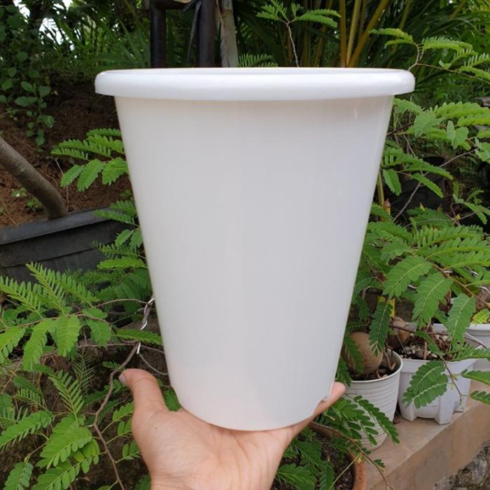 Jual Nkt Tower 21Cm Pot Bunga Bulat Tinggi Mulus Pirus Bagus | Shopee ...