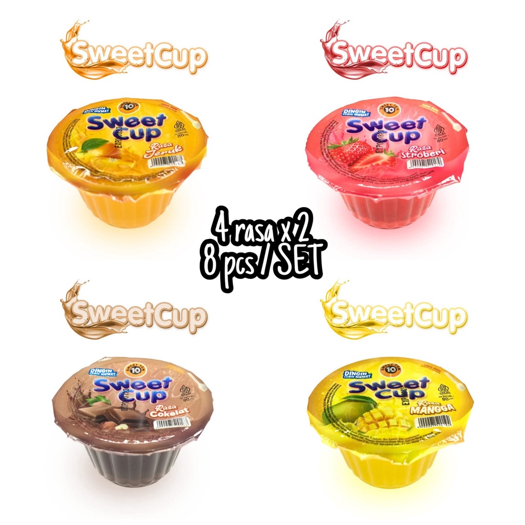 Jual Sweet Ten Ice / Ice Cup 80ml x 8 pcs | Shopee Indonesia