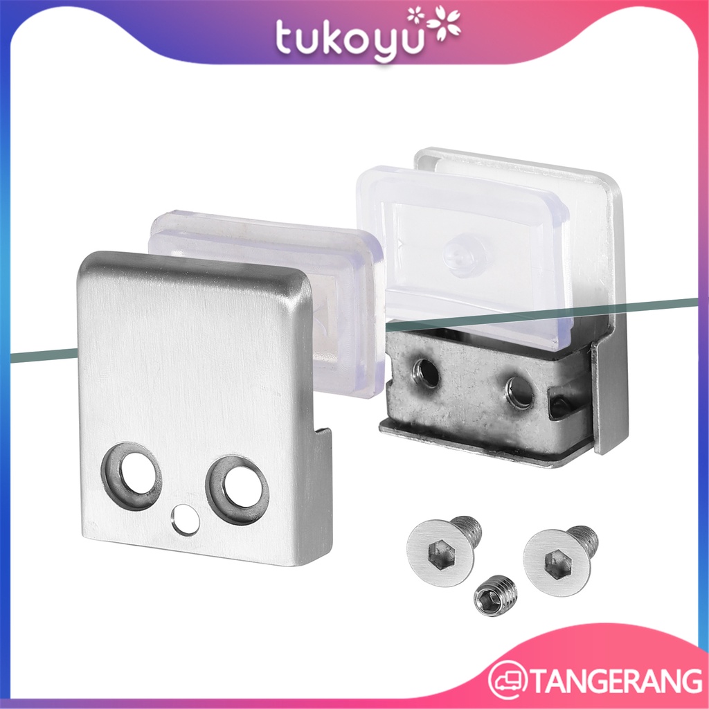 Jual Penjepit Kaca/Jepit Kaca Untuk Railing Tangga Balkon Kaca/Glass ...