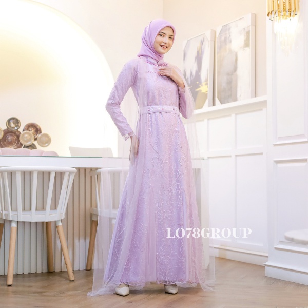 Jual [COD BAYAR DI TEMPAT] 1 DRESS 7 LOOK ADA JUMBO XXL! TERLARIS TEMURAH Gamis FATEEMA Brukat ...