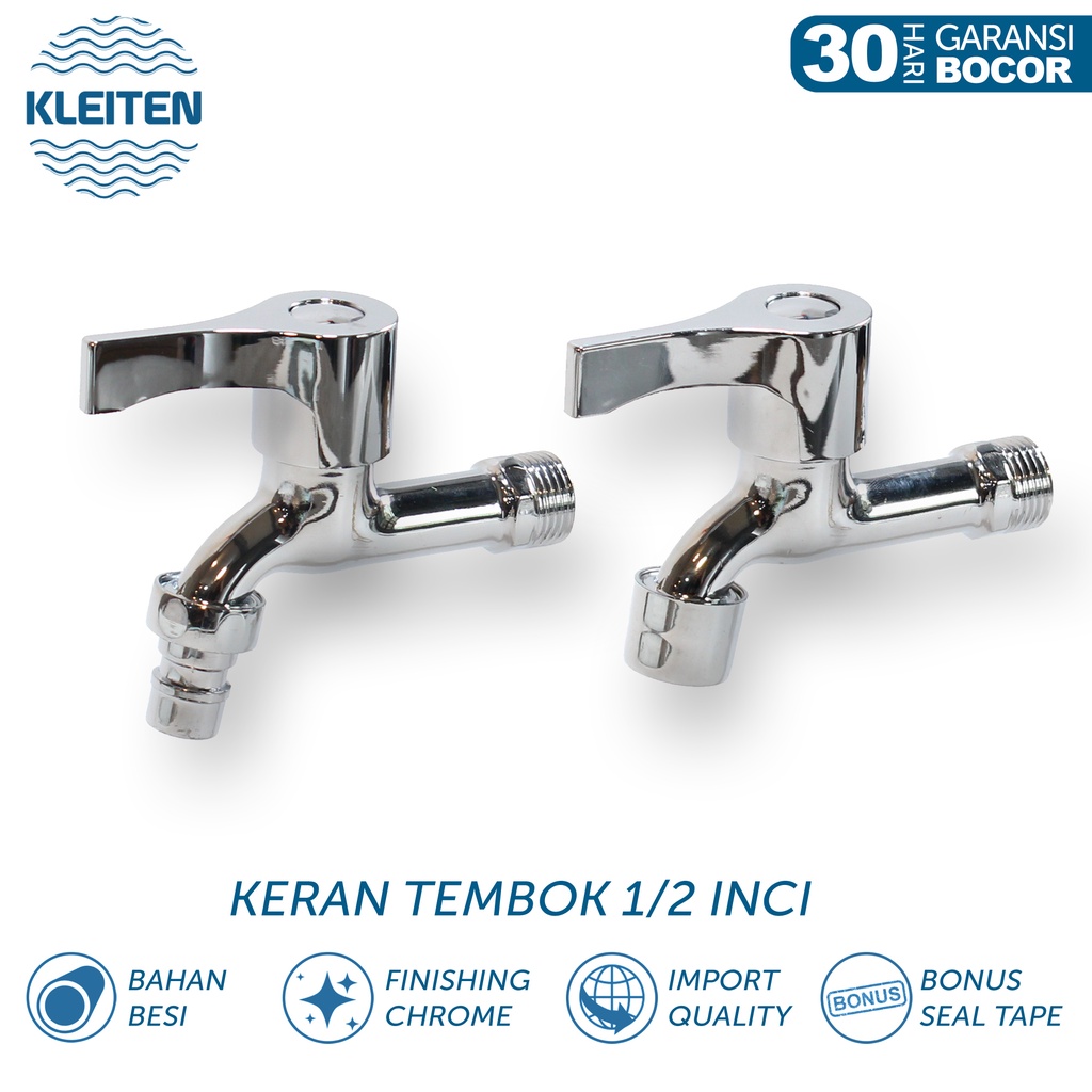 Jual Kran Air Tembok Engkol Taman 1-2 Inci Keran Tembok Engkol Keran ...