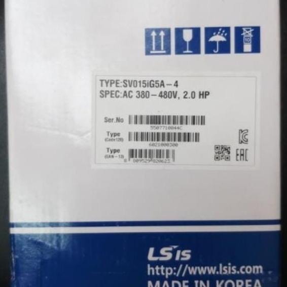 Jual inverter Ls IG5A TYPE SV015IG5A-4 (2hp380 VAC new original) | Shopee Indonesia