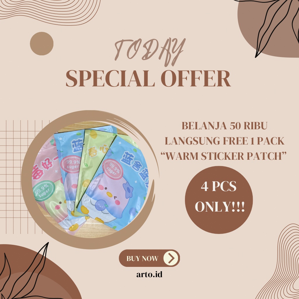 Jual FREE GIFT WARM STICKER PATCH (PROMOTION) | Shopee Indonesia