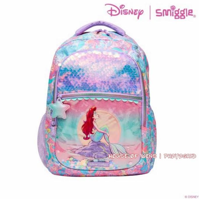 Jual Smiggle Disney Princess Ariel Backpack Original | Shopee Indonesia