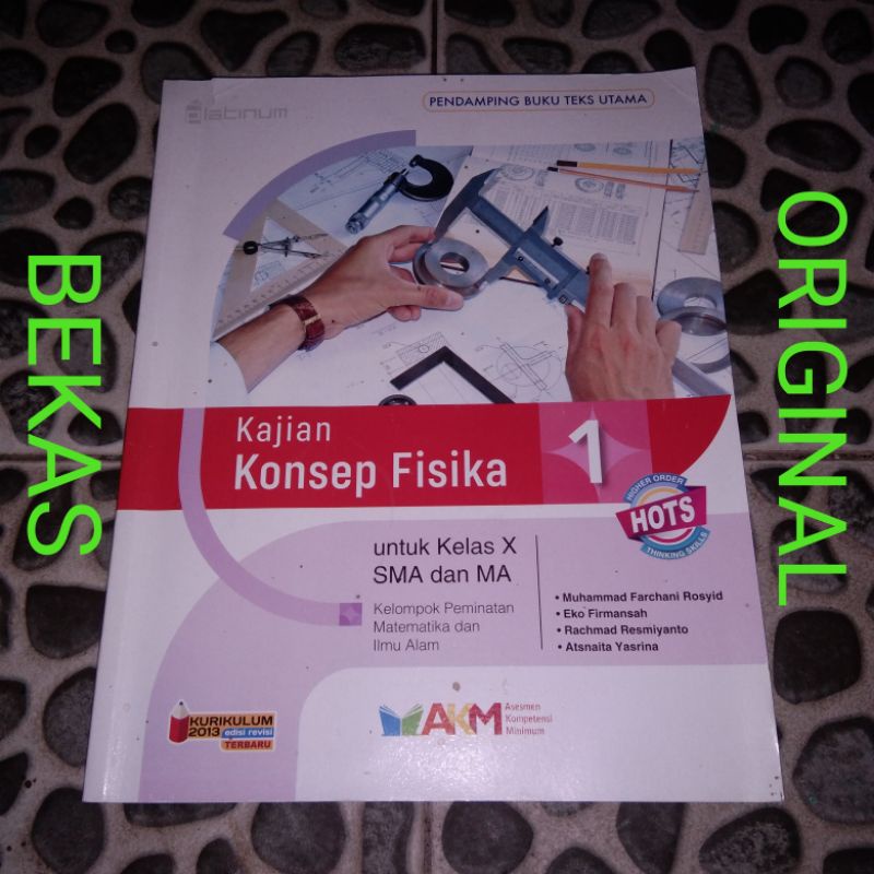 Jual Buku Kajian Konsep Fisika Kelas 10 X 1 SMA Platinum Tiga Serangkai Kurikulum 2013 Edisi ...
