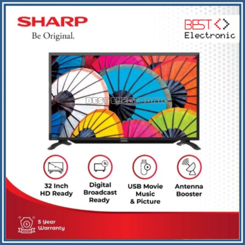 Jual TV LED SHARP 32 INCH DIGITAL TV 2T-C32GD1500i / 2T C 32GD1500 ...