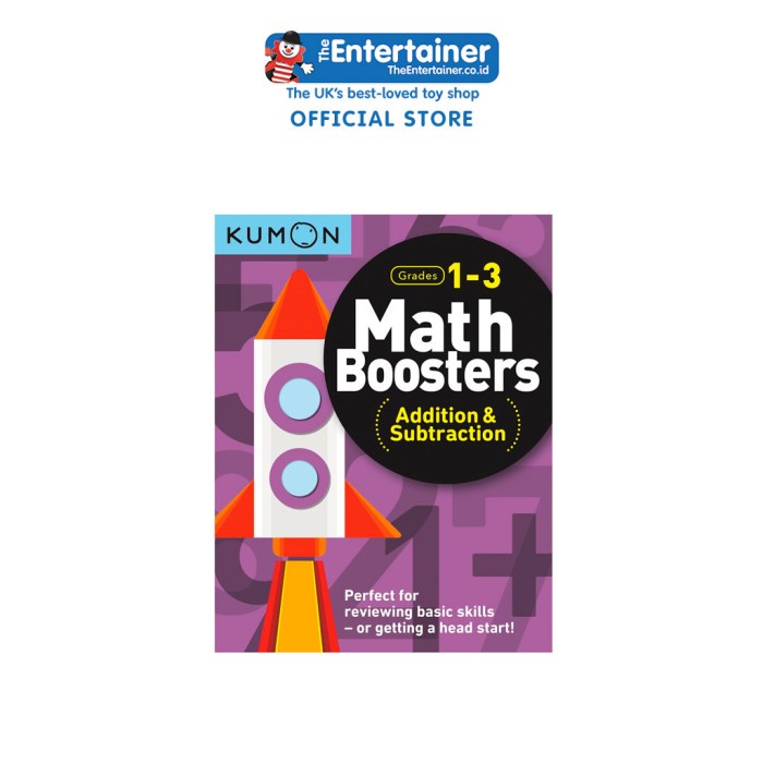 Jual Buku Kumon Math Boosters: Addition And Sub - Buku Edukasi Anak ...