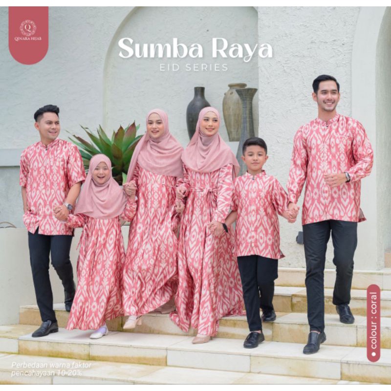 Jual Sarimbit 2023 SUMBA RAYA Couple Keluarga Family Set Eid Series ...