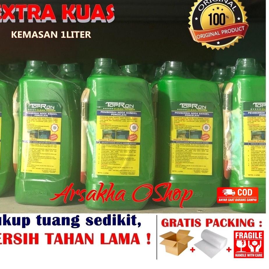 Jual 4.4 HARGA GROSIR TOPRON ORIGINAL Pembersih Kerak Lantai/ Porcelain ...