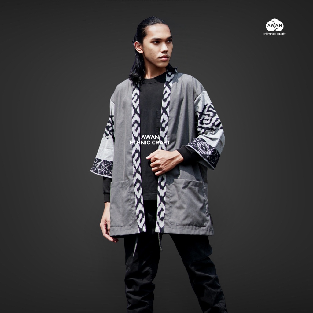 Jual Caraka 143 - Kimono Tenun Etnik Pria Wanita | Shopee Indonesia