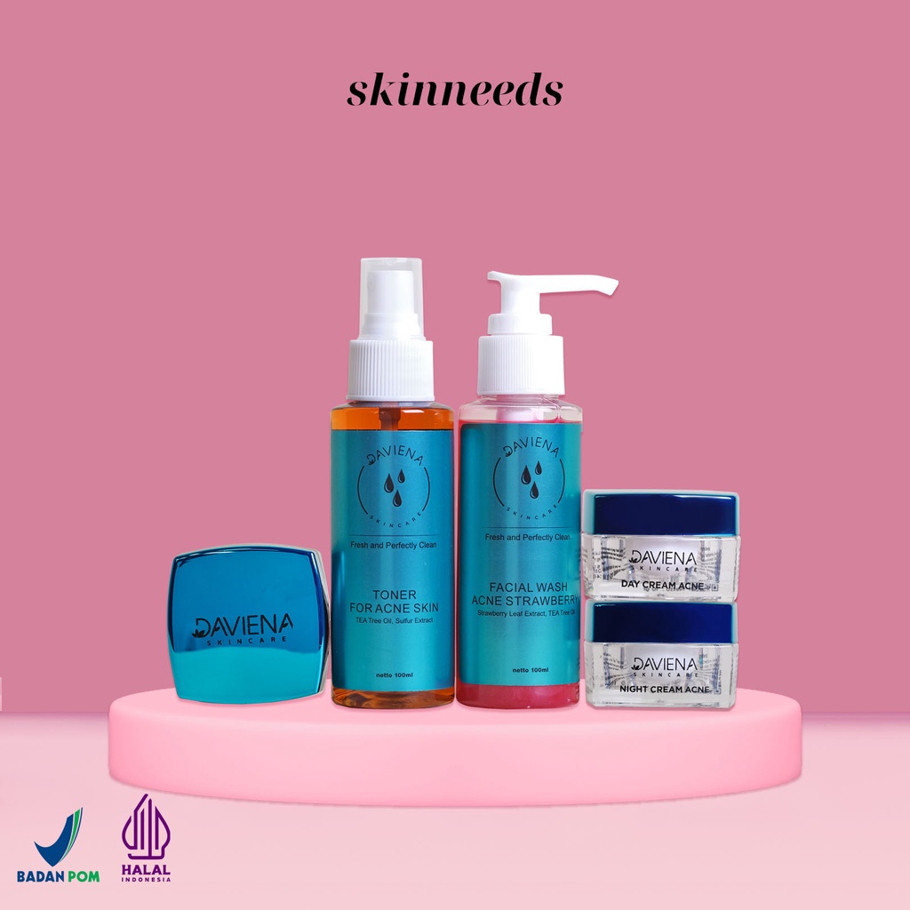 Jual PAKET DAVIENA ACNE SERIES | Shopee Indonesia
