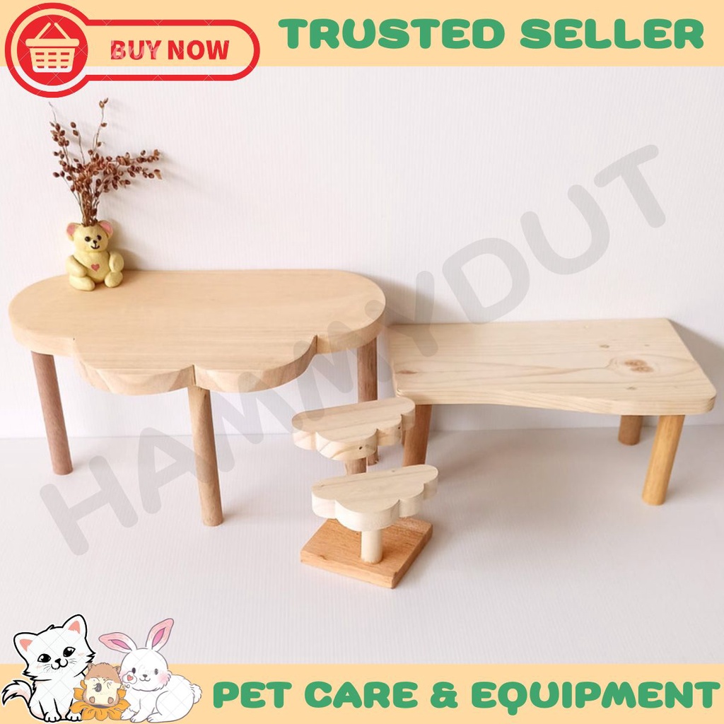 Jual S9 Set Perlengkapan Kandang Meja Platform Jembatan Tangga Tatakan ...