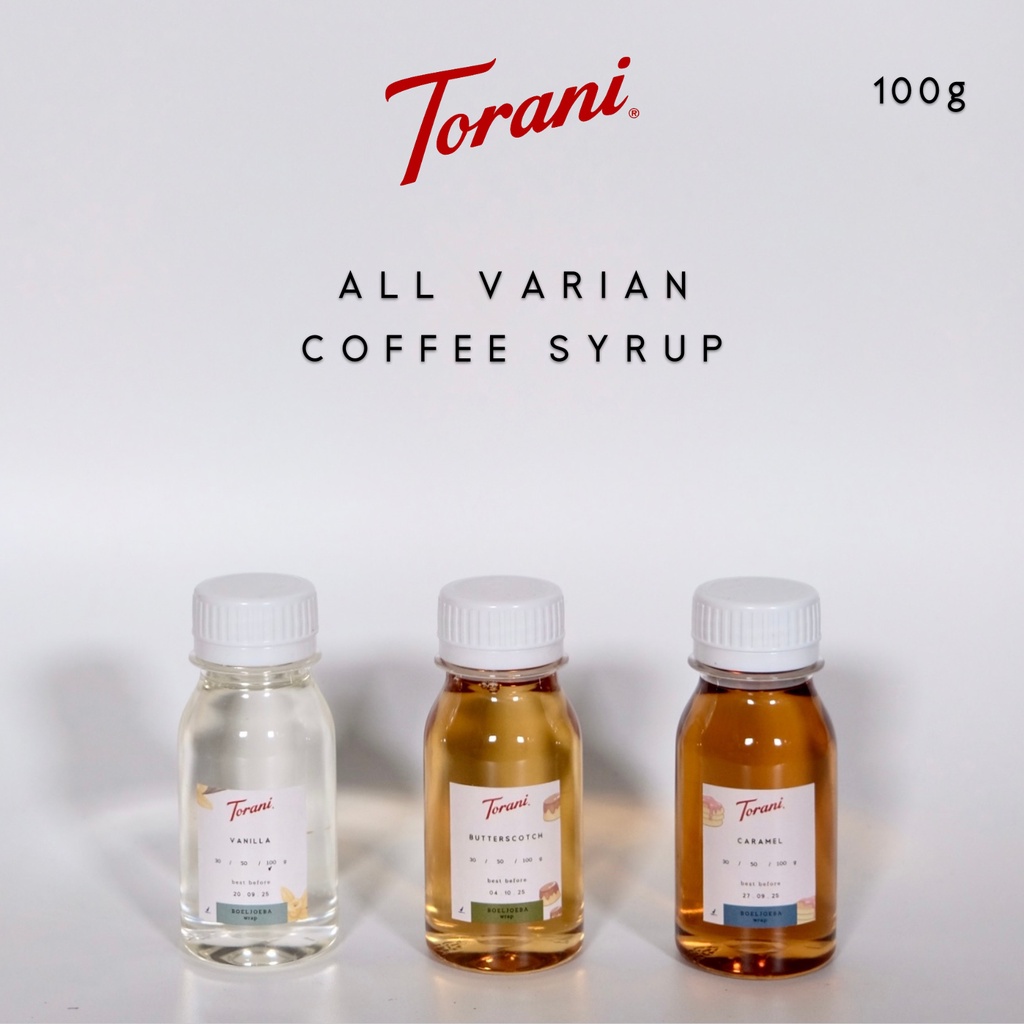 Jual Torani All Varian Coffee Syrup Repack [30, 50, 100 ] g | Shopee ...