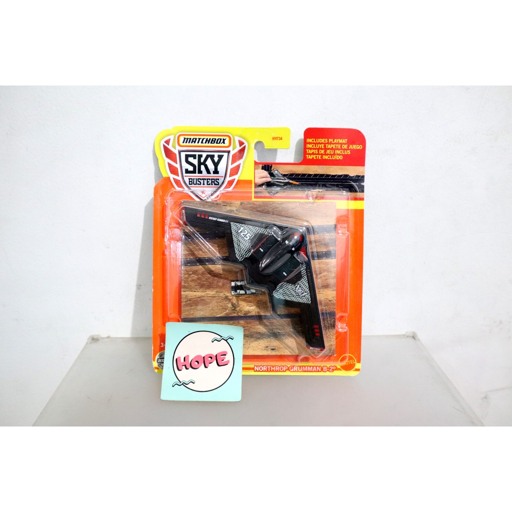 Jual Matchbox Northrop Grumman B-2 Diecast Matchbox Sky Busters ...