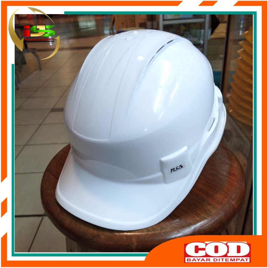 Jual Helm Safety NSA Vented Putih Fastrack Persamaan Delta Plus ...