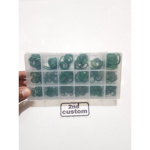 Jual Paketan O Ring set 1 box kotak kit isi 270 pcs Oring Mobil Motor ...
