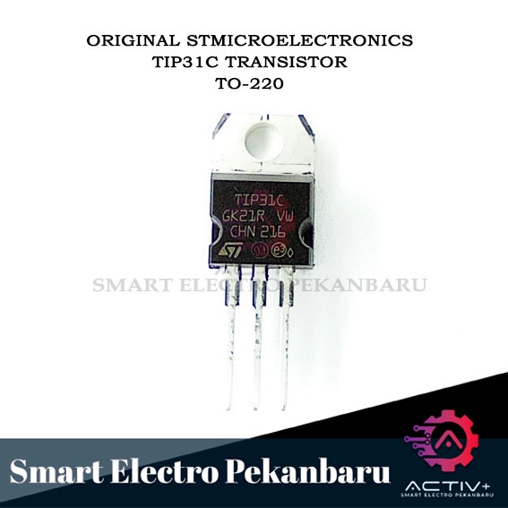 Jual Original Tip31c To 220 Stmicroelectronics Npn Power Transistor Tr Tip31c Tip 31c Npn Power