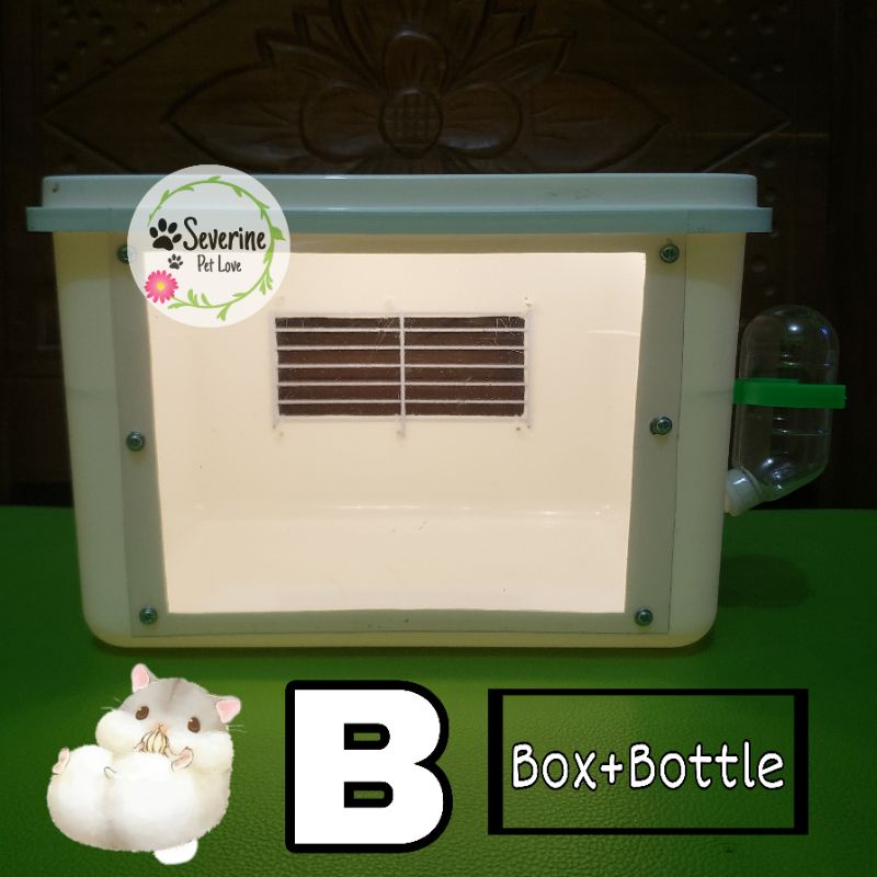 Jual kandang hamster kotak | kandang hamster akrilik | box hamster ...