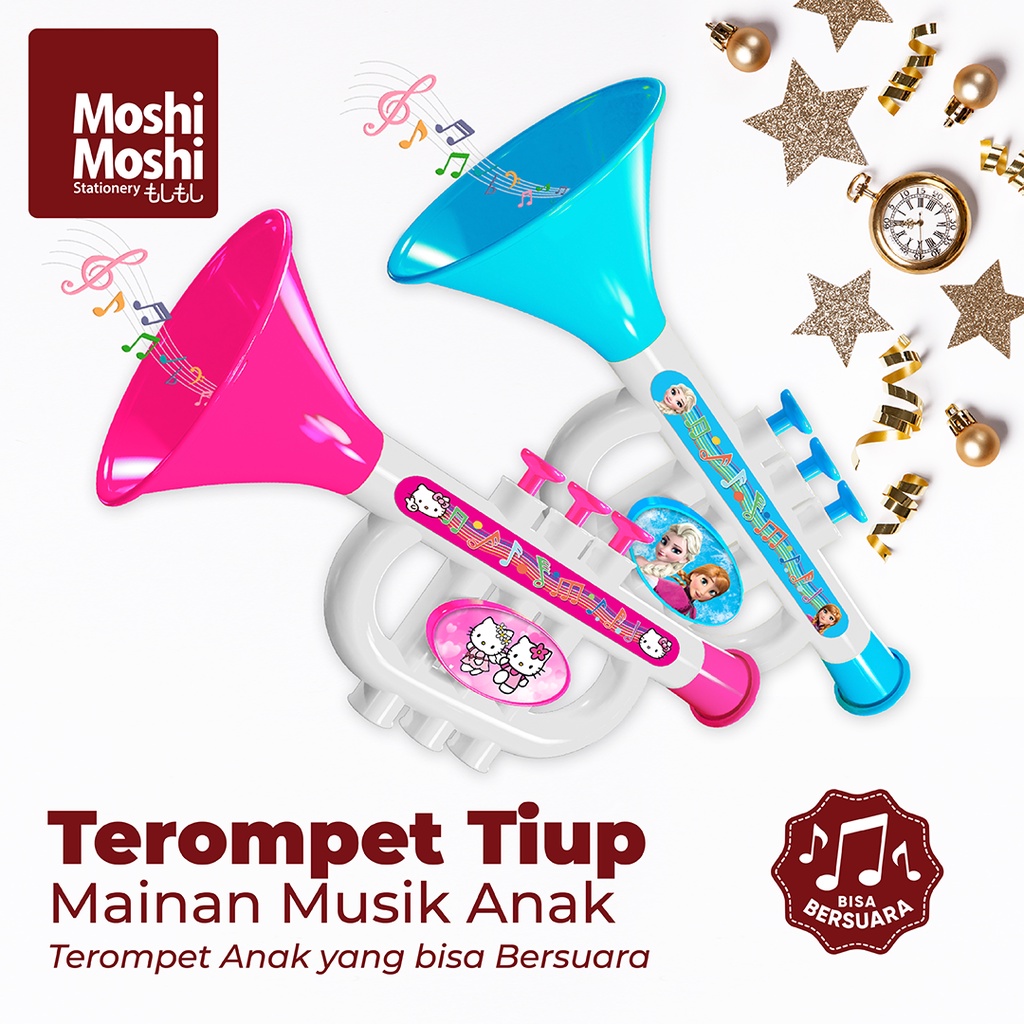 Jual Terompet Tiup Mainan Musik Anak Bisa Bersuara Meriah Pesta Tahun ...