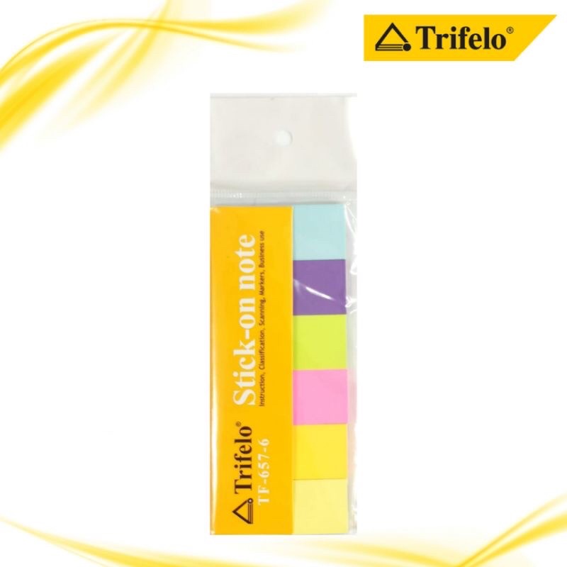 Jual STICKY NOTE/KERTAS MEMO/MEMO STICK TRIFELO TF-657-6 | Shopee Indonesia