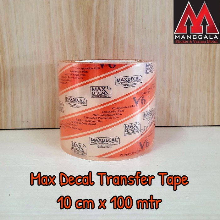 Jual Max Decal Masking Transfer Tape Laminasi Cutting Sticker Stiker 10 ...