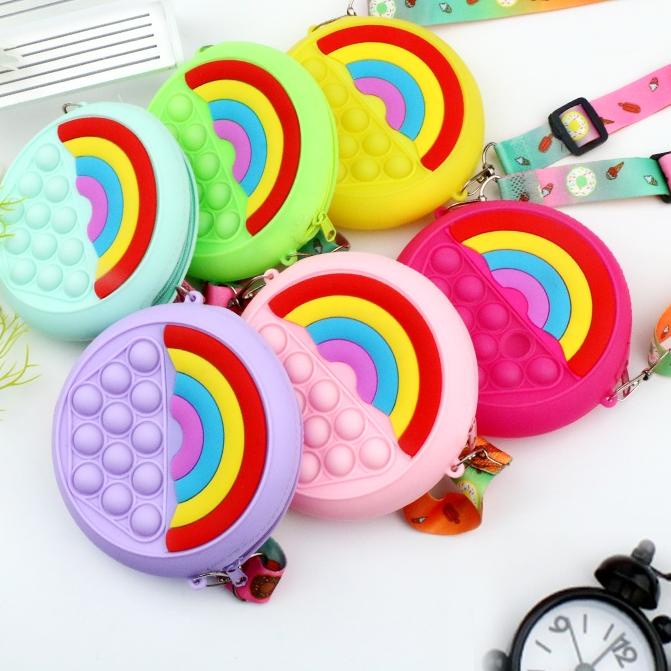 Jual Special - Alyssa2910 Tas Selempang Anak Pop It Rainbow Ada Varian ...