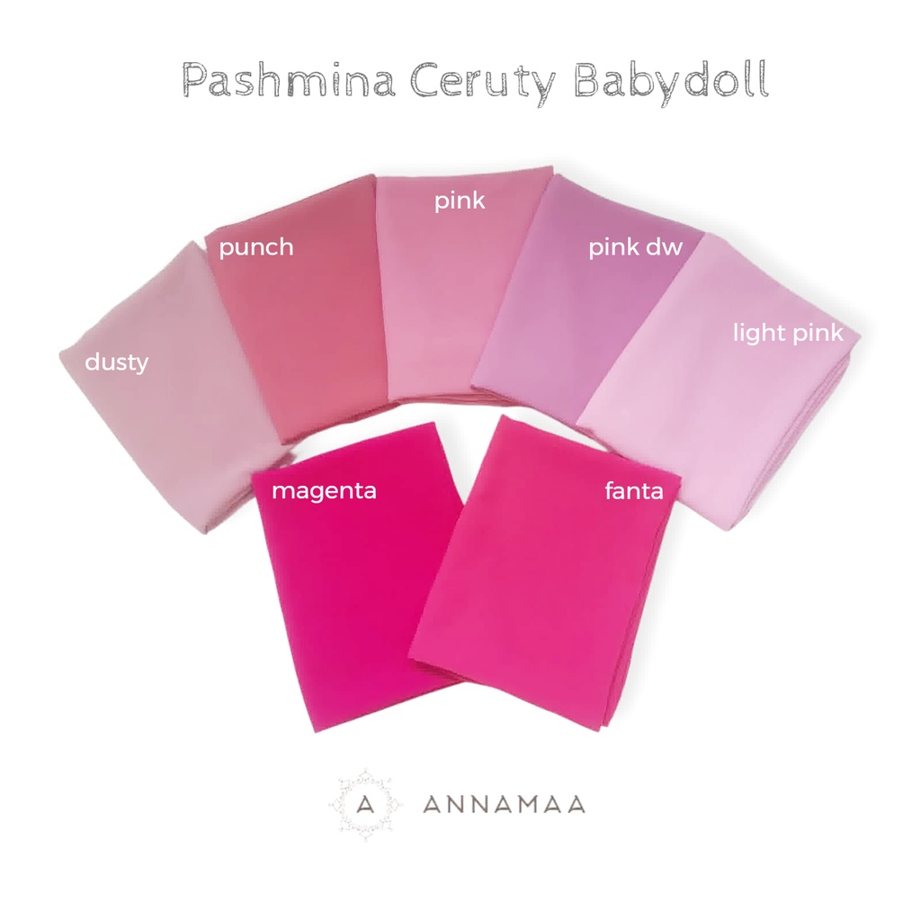 Jual Pashmina Ceruty Babydoll Pasmina Cerruty Ceruti Hijab Jilbab ...