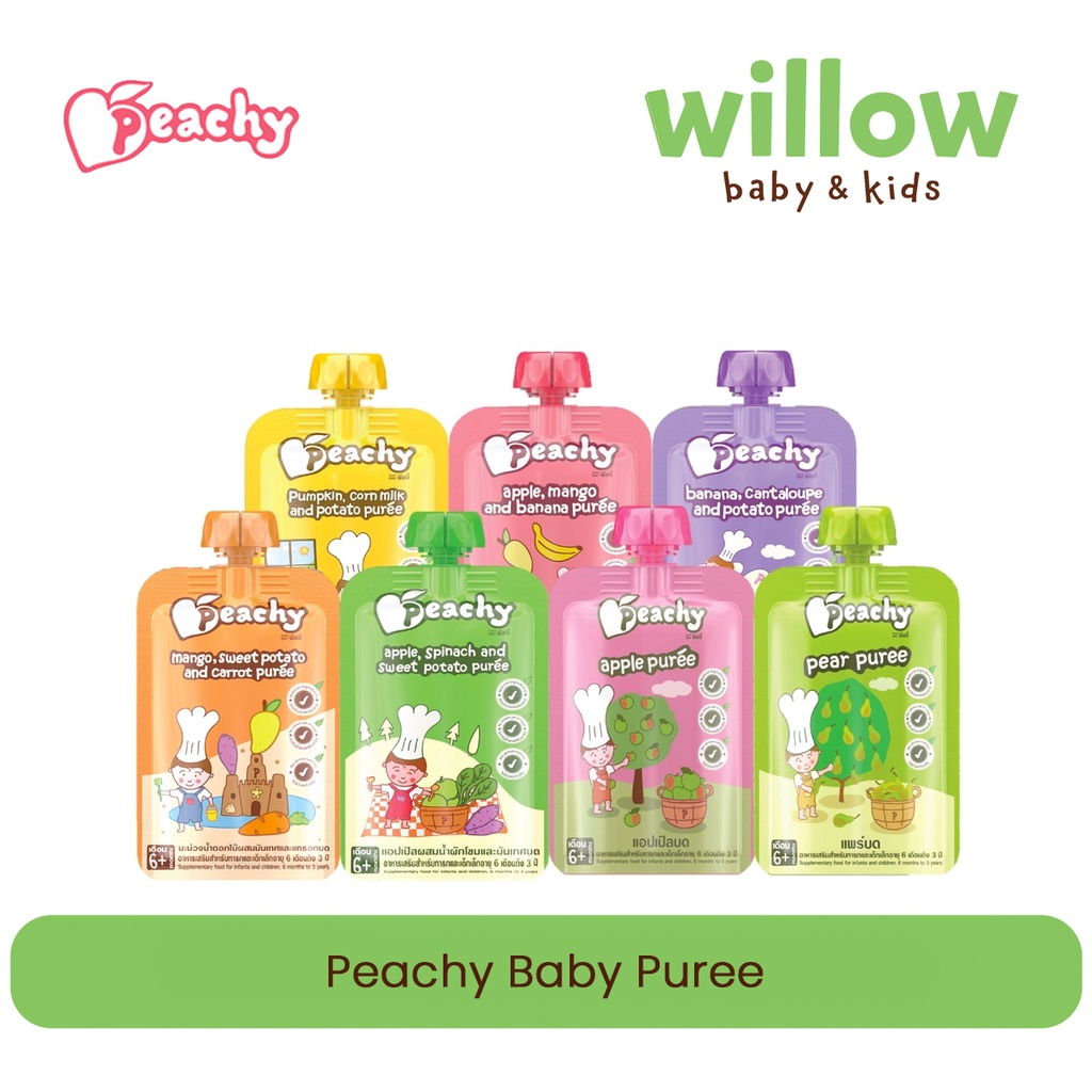 Jual Makanan Bayi - Peachy Baby Puree | Shopee Indonesia