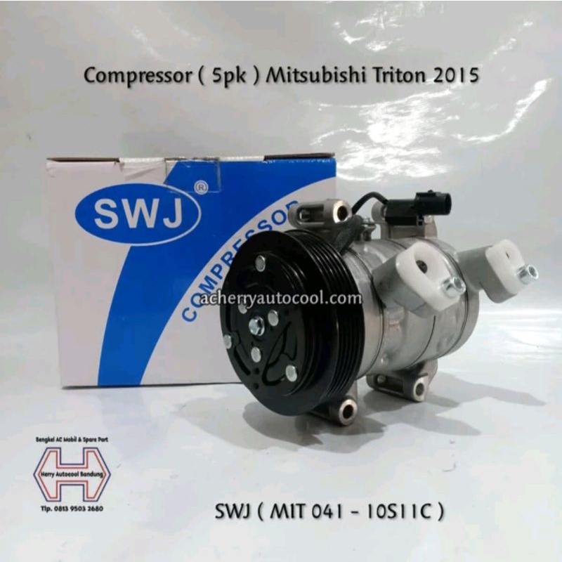 Jual Compressor / Kompressor Ac Mobil Mitsubishi Triton New 2015 - 5pk ...