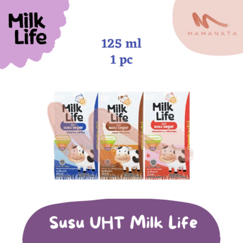 Jual Susu UHT Milk Life 115 ml | Shopee Indonesia