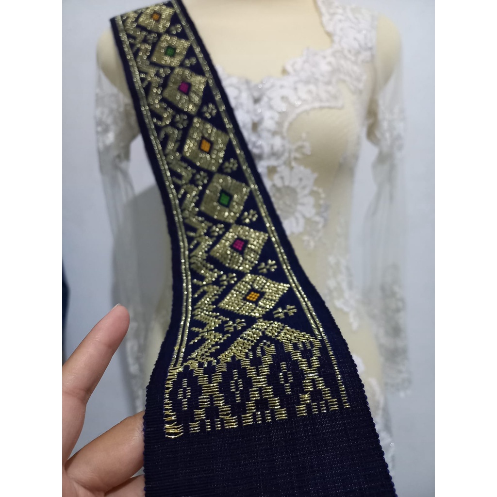 Jual SELENDANG SONGKET OBI ASLI TENUNAN | Shopee Indonesia