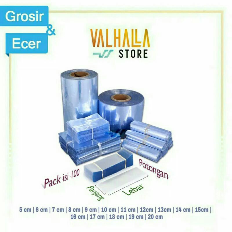 Jual Plastik Segel Shrink Lebar Lebih Dari 20 Cm Diameter 12,7 Cm ...