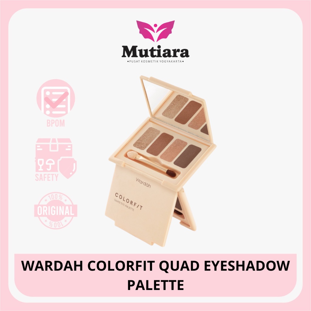 Jual WARDAH COLORFIT QUAD EYESHADOW PALETTE | Shopee Indonesia