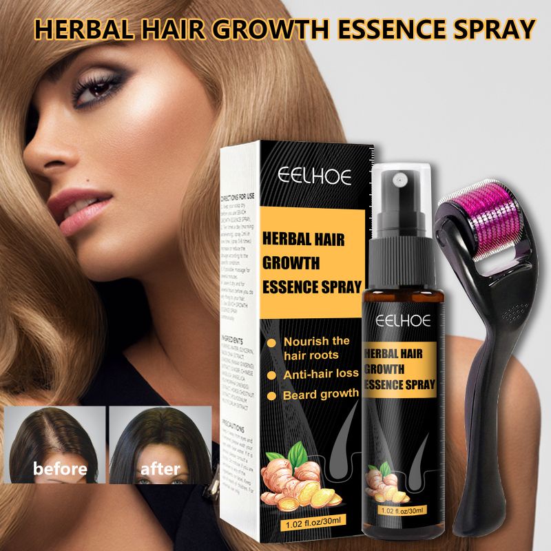 Jual Eelhoe Herbal Hair Growth Essence Spray Penumbuh Rambut Rontok ...
