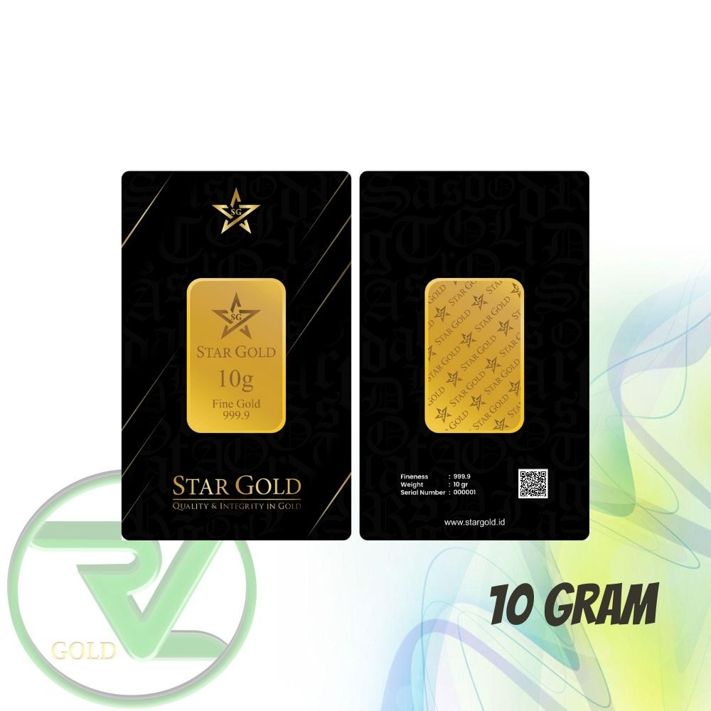 Jual Rvl Gold Logam Mulia Star Gold 10 Gram | Shopee Indonesia