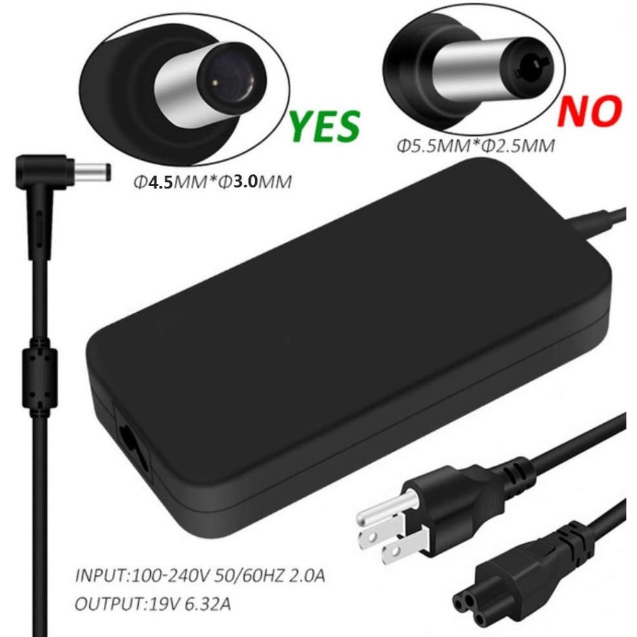 Jual Adaptor Charger Laptop MSI GF63 Thin 10SC 11UD MS-16R5 6,32A 120W ...