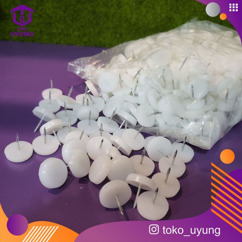 Jual Paku Plastik Oval Paku Tapak Kursi | Shopee Indonesia