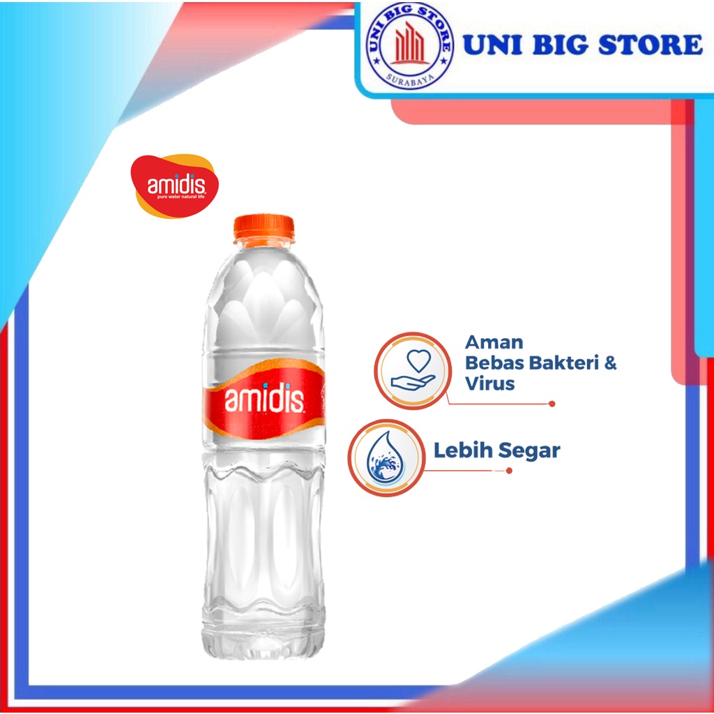 Jual Amidis Air Minum Distilasi 600 ml Botol | Shopee Indonesia
